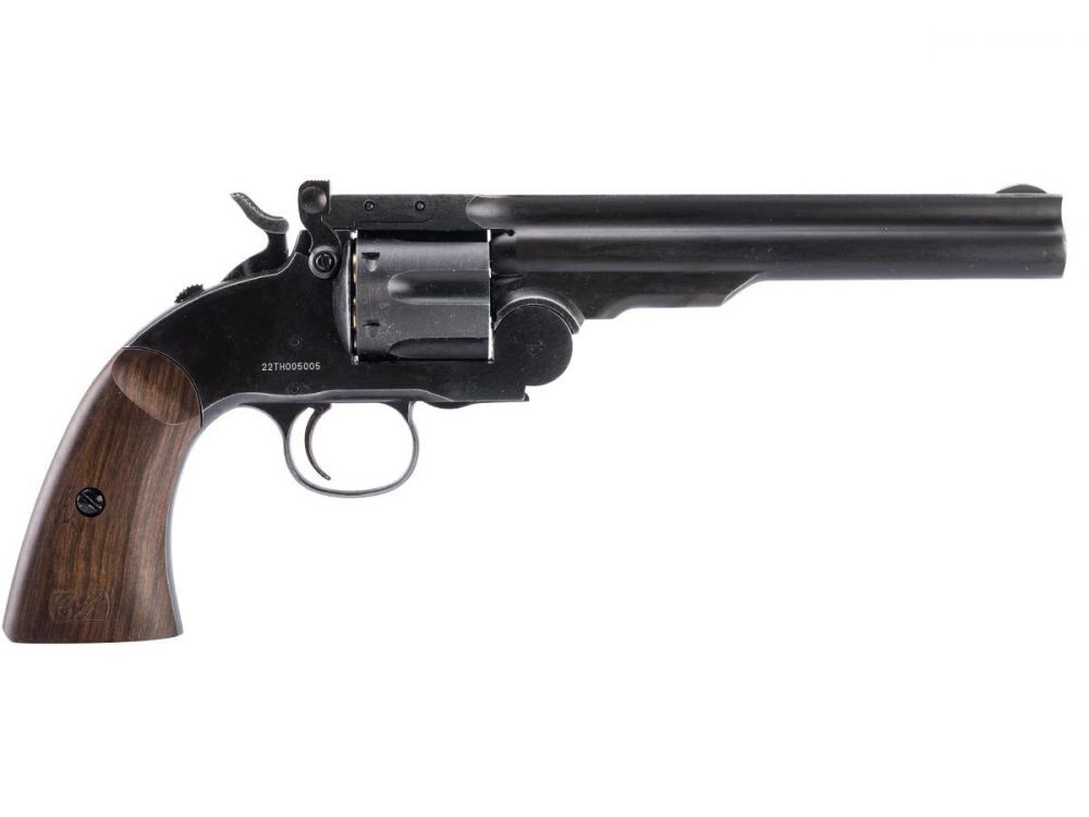 WinGun Major 3 1877 Break Top Antique CO2 Airsoft Revolver in Black ...