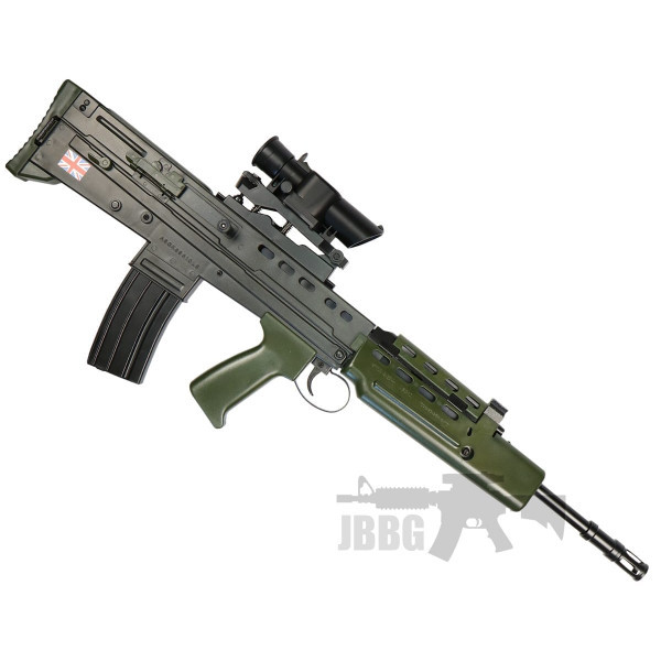 HFC L85 SA80 Spring Powered Airsoft Rifle in Olive Drab - WolfArmouries ...