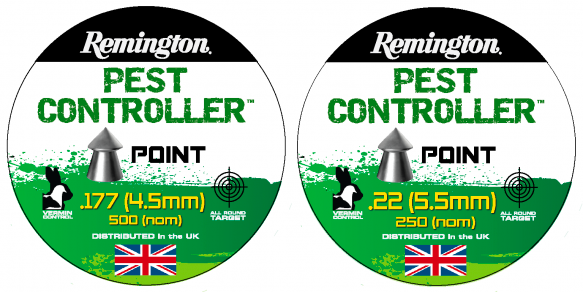 Remington Pest Control .22 5.5mm Pointed Air Rifle Pellets (Tin of 250 ...
