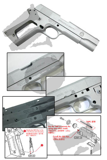 Guarder SPRINGFIELD Slide/Frame for TM 1911 (Alum. Original)