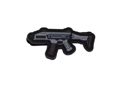ASG EVO 3A1 Grey Airsoft AEG Rifle Velcro Patch in PVC - WolfArmouries ...