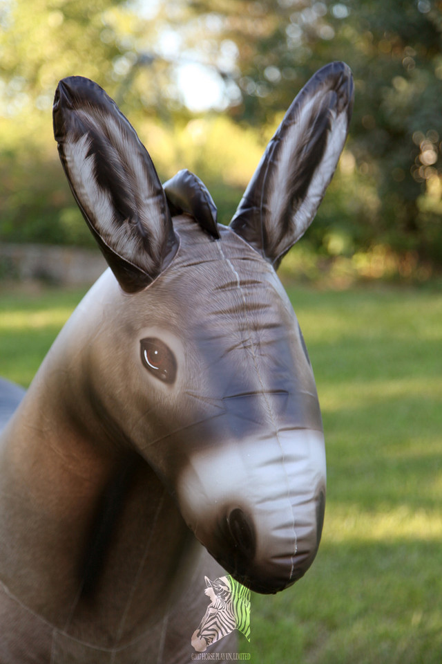 LIFELIKE DONKEY INFLATABLE ANIMAL - Horse Play