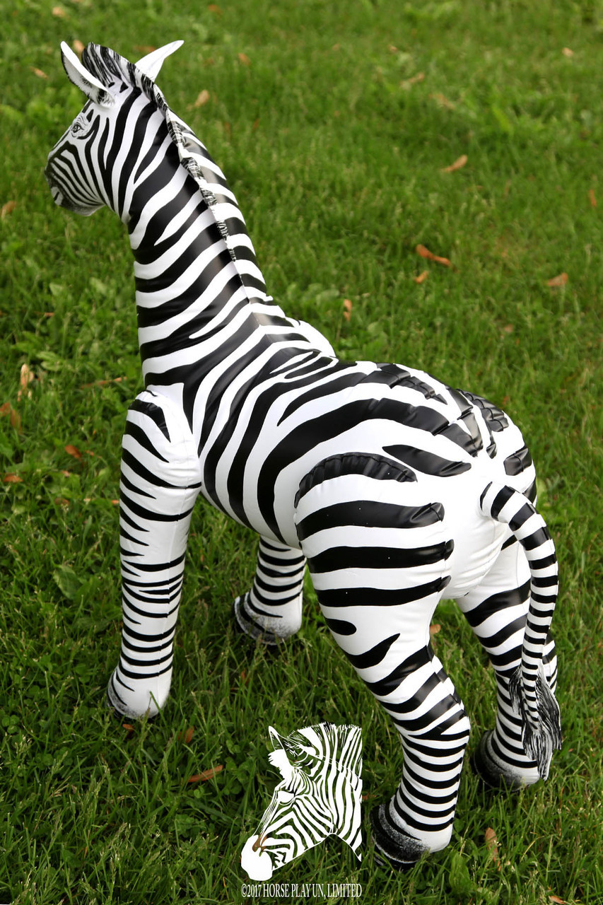29" INCH INFLATABLE ZEBRA - Horse Play