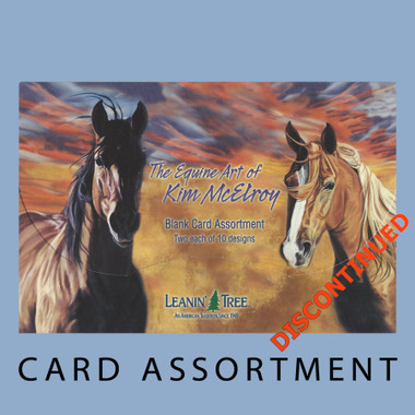 THE EQUINE ART OF KIM MCELROY BLANK CARD ASSORTMENT - Horse Play