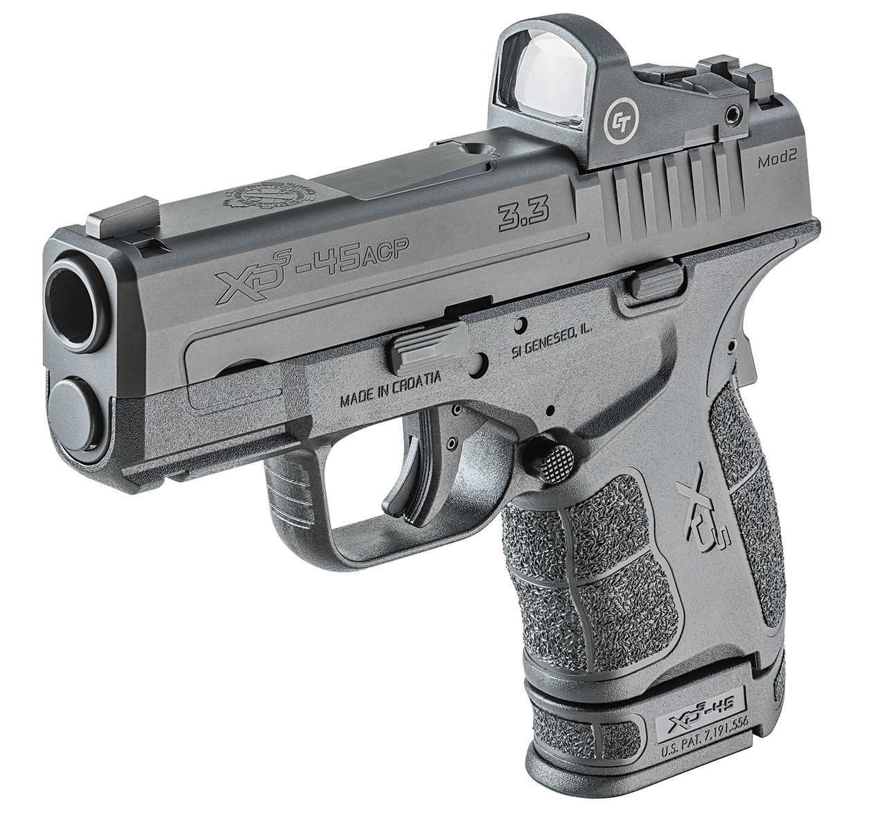 Springfield Armory XD-S MOD.2® OSP™ 3.3″ SINGLE STACK .45 ACP HANDGUN W ...