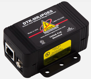 Shielded PoE Surge Protector