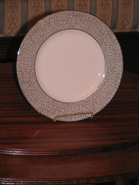Lenox Kate Spade June Lane Platinum Dinnerware 52p Set for 8 New