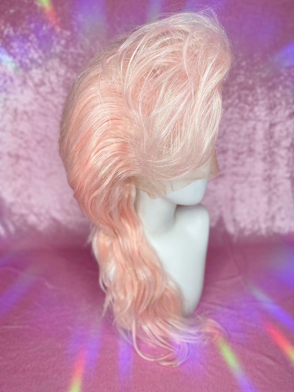 Ready 2 Ship SALE - "Pink Tinsel Glamour Mullet" - StyledbyEsther