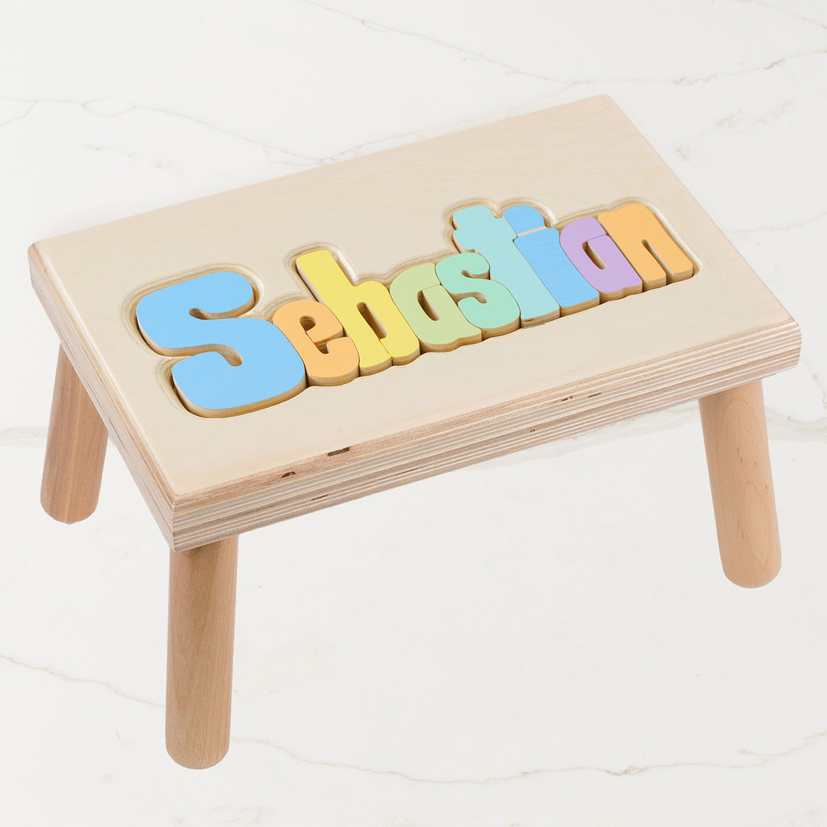 Personalized Step Stool for Baby & Kids Gift: Bees | Sturdy Rubber Wood ...