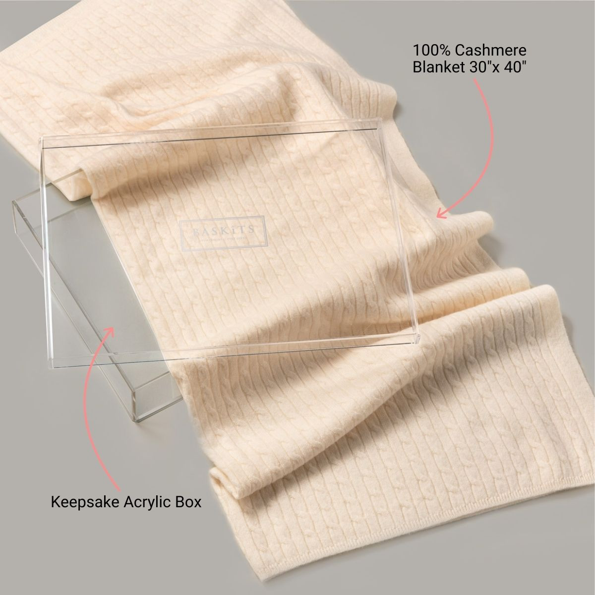 100% Pure Cashmere Baby Blanket Gift: Baby Cashmere Blanket ...
