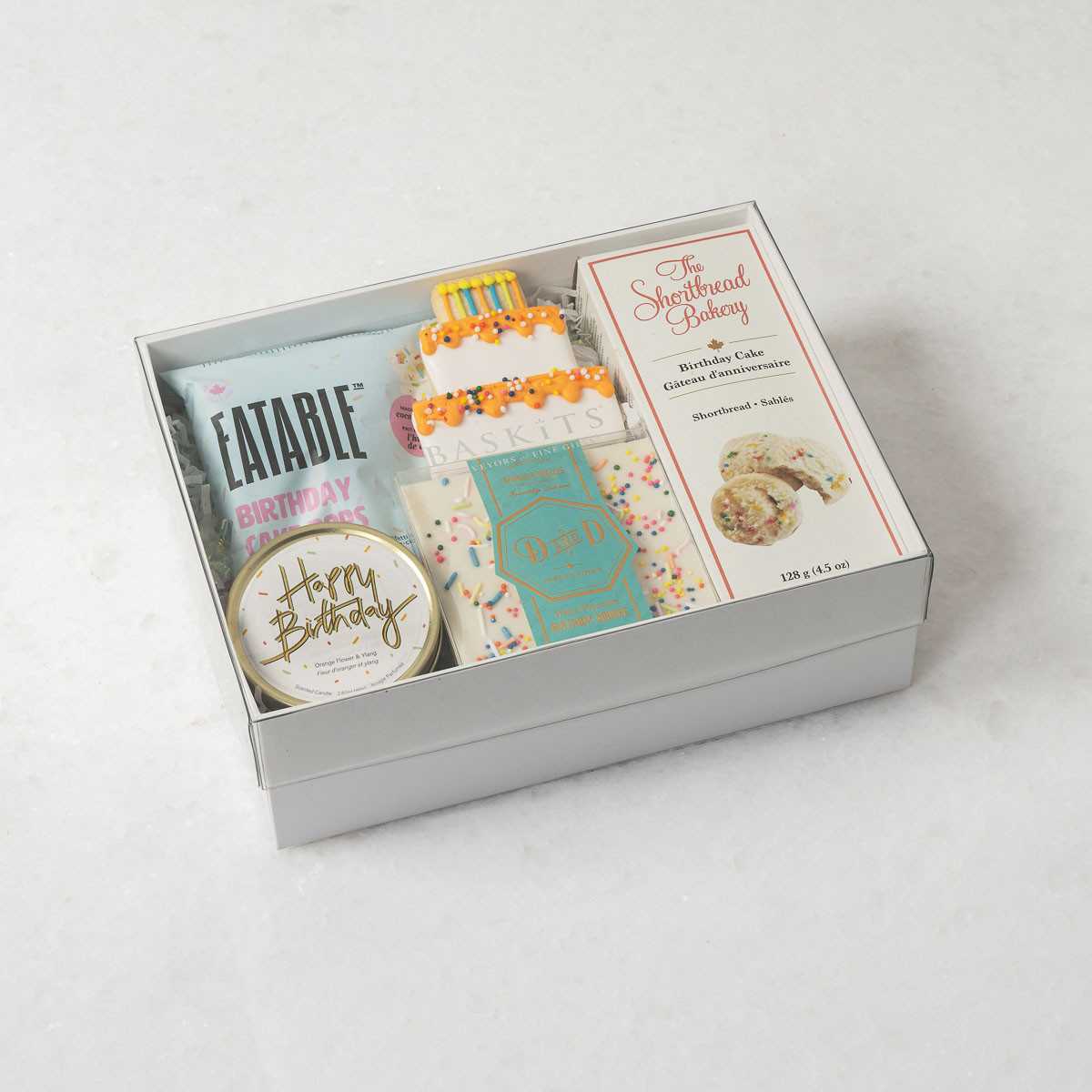 Birthday Treats & Candles: Happy Birthday S Gift Box | Gourmet Popcorn ...