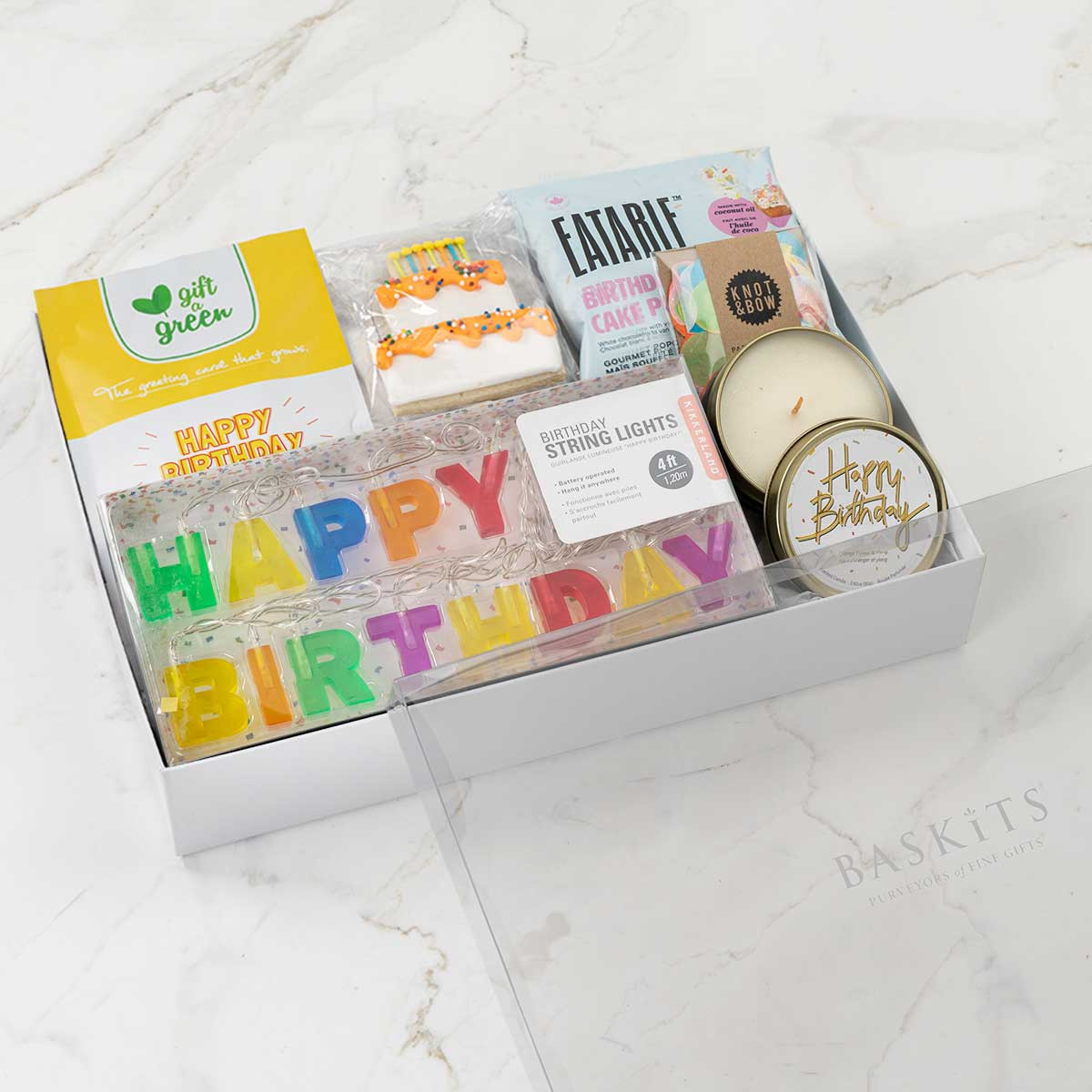 Happy Birthday Gift Box With Birthday Sign & Treats: Happy Birthday! M