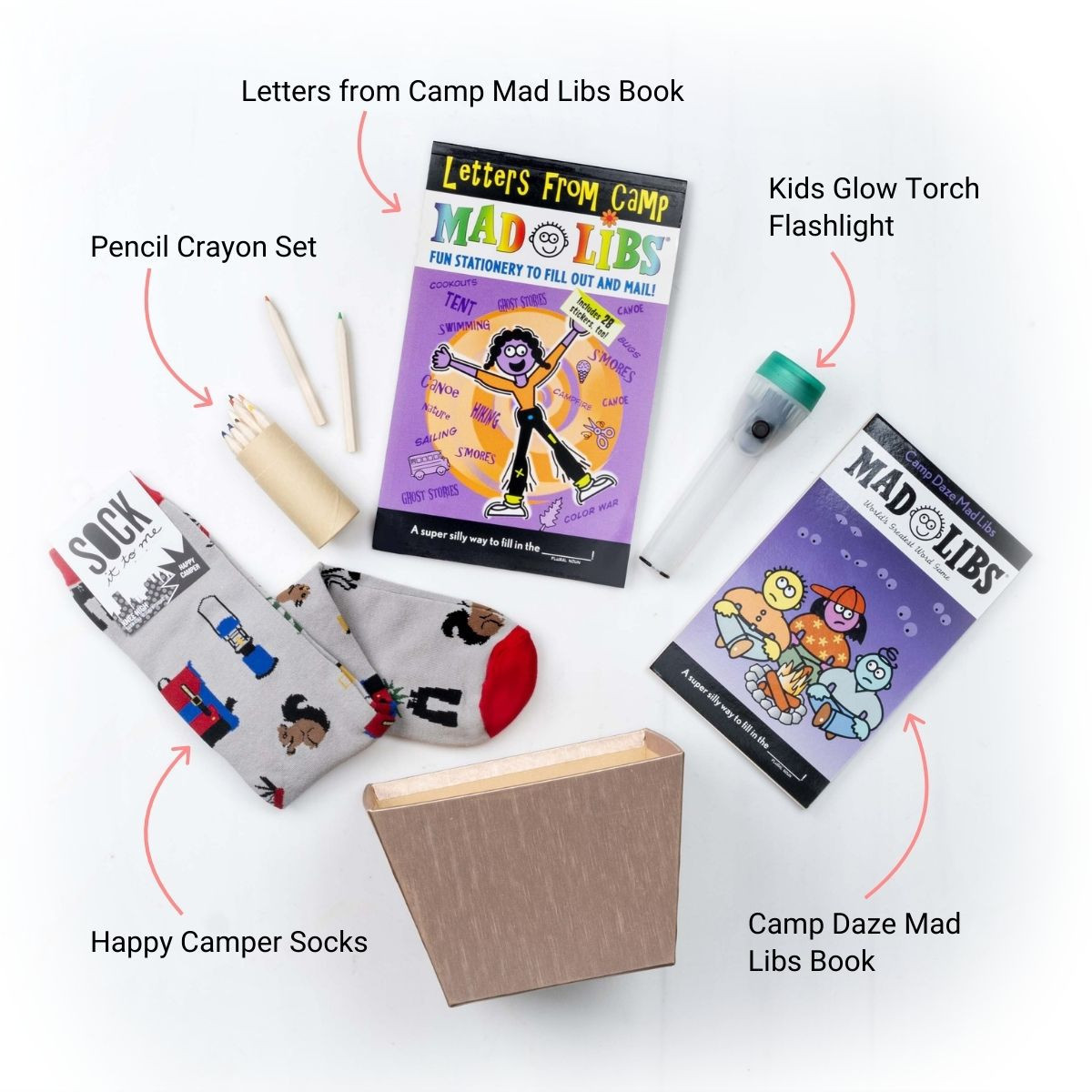 Camp Games Gift Basket for Kids: Kids Camp Day | Colour Pencil Crayon ...