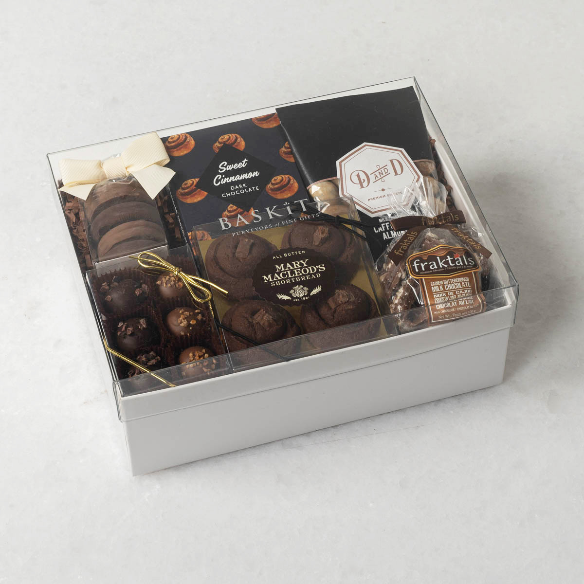 Assorted Chocolate Box with Cookies &Truffles: Chocolate Delight