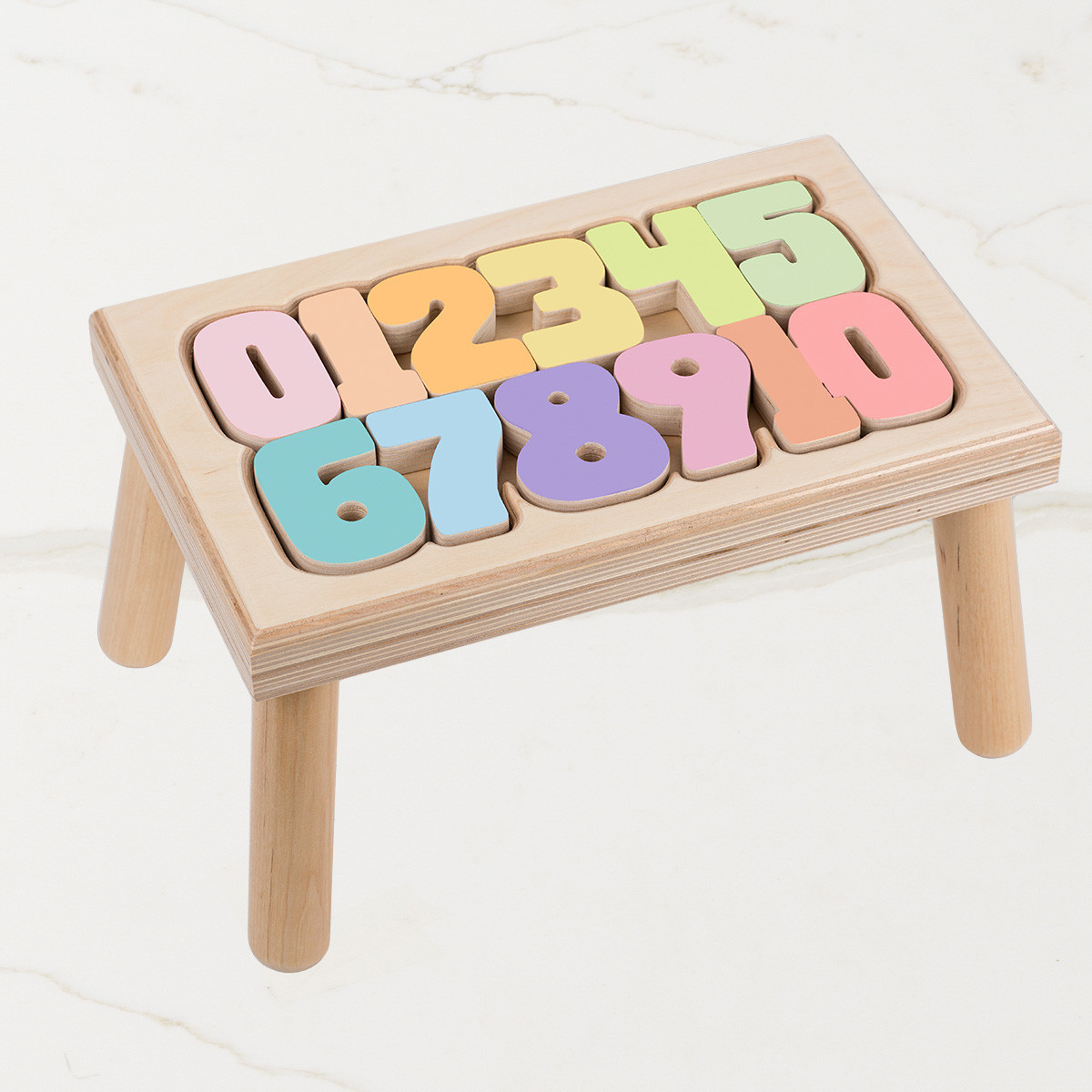 Step Stool for Baby & Kids Gift: Step Up Numbers | Educational Counting ...
