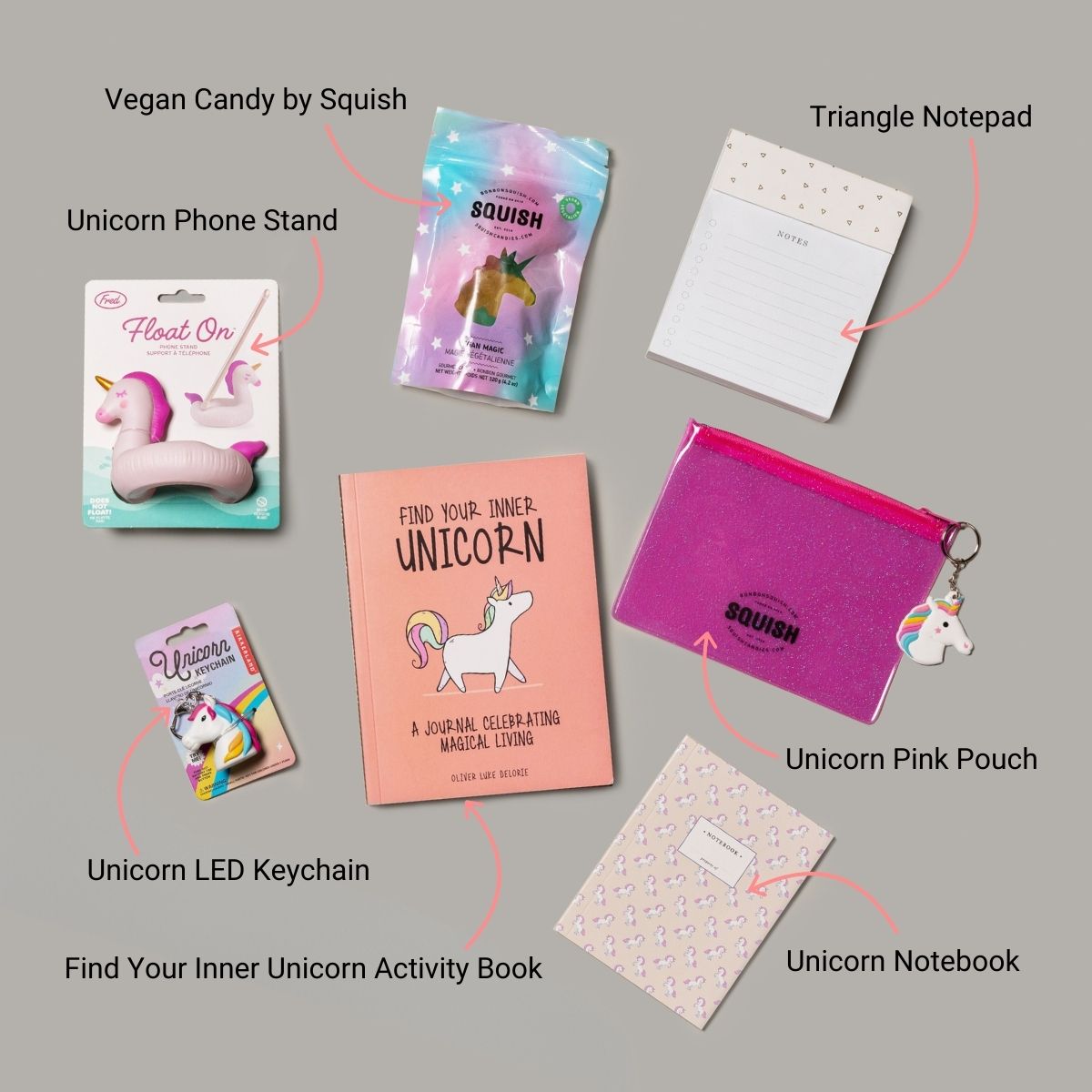 Unicorn Keychain & Book for Kids: I am a Unicorn Gift Box