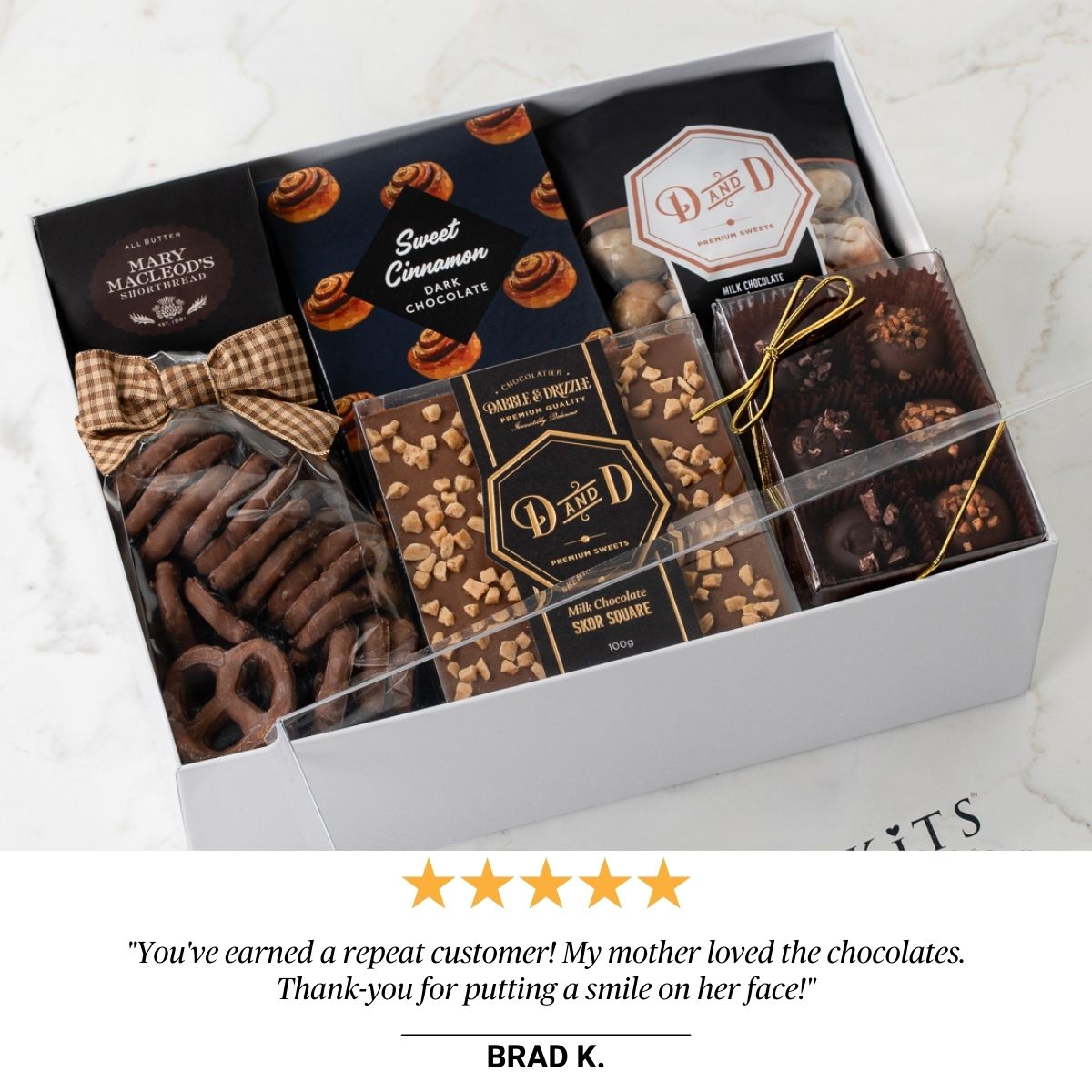 Assorted Chocolate Box with Cookies &Truffles: Chocolate Delight