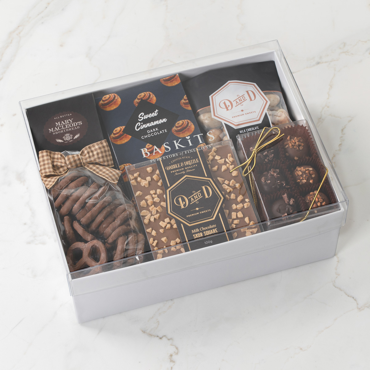 Assorted Chocolate Box with Cookies &Truffles: Chocolate Delight