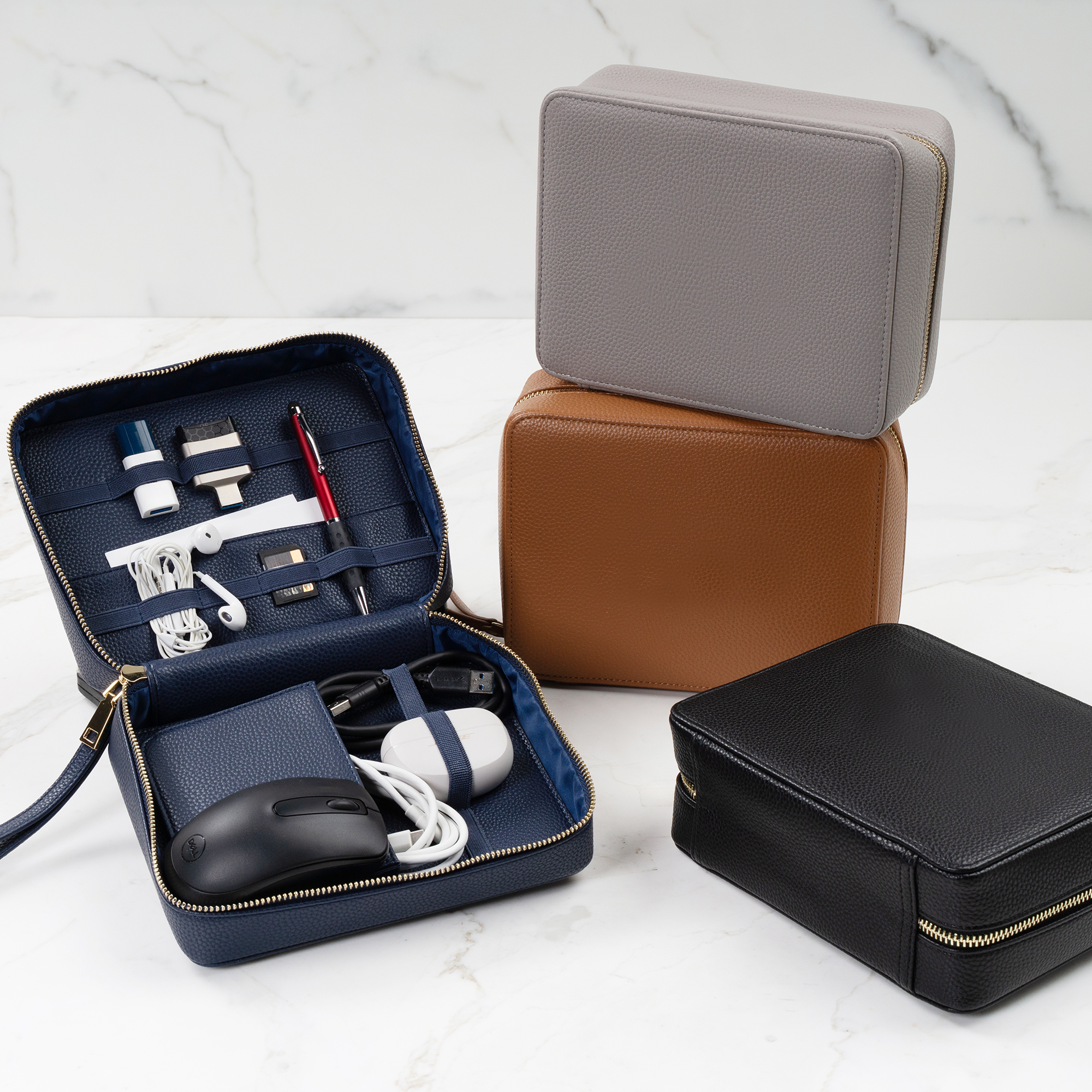 PU Leather Tech Kits | 4 Colour Options