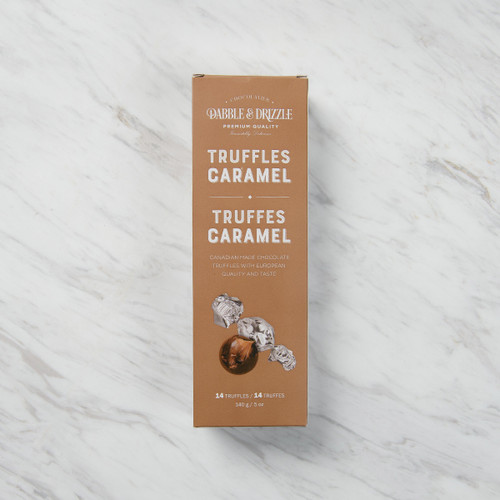 Dabble and Drizzle Caramel Truffles (14pc) Gift Basket
