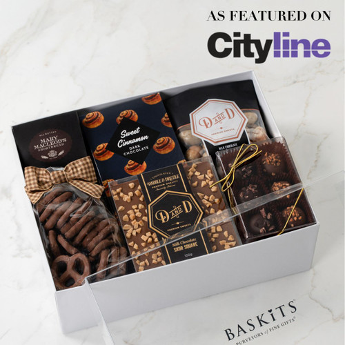 Assorted Chocolate Box with Cookies &Truffles: Chocolate Delight