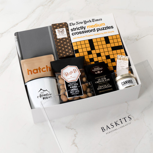 Coffee Break Gift Set for Him with Chocolate, Cookies & More