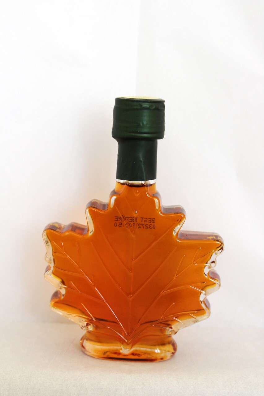Maple Syrup Leaf Bottle
