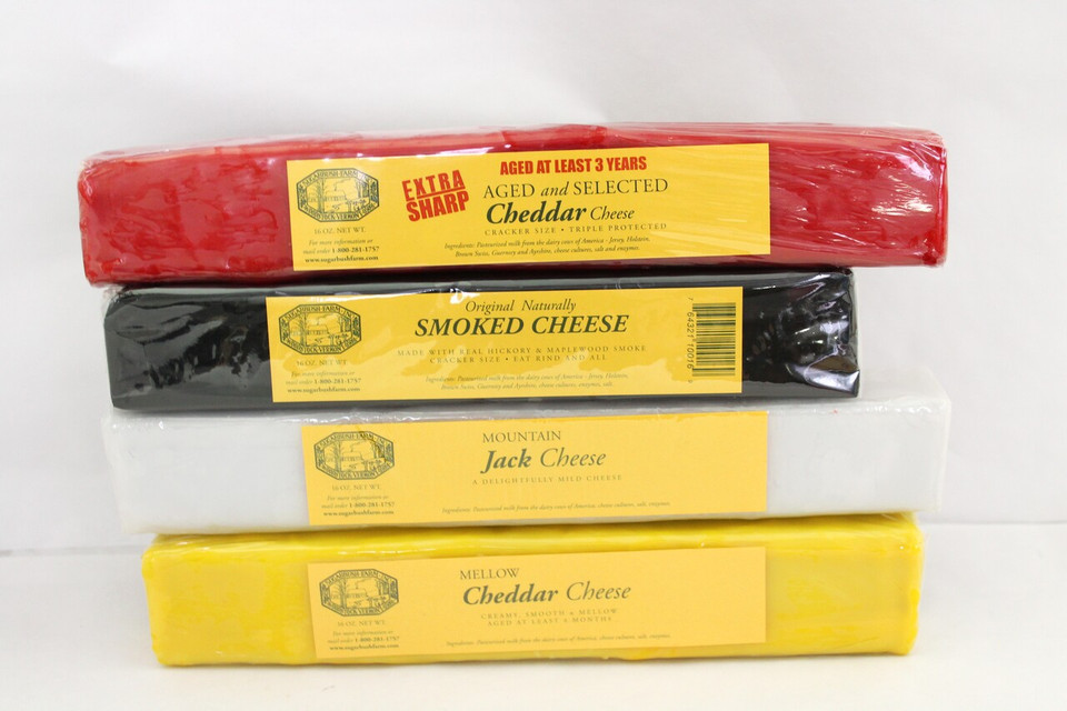 Sugarbush Farm Waxed Cheddar Cheese Bars