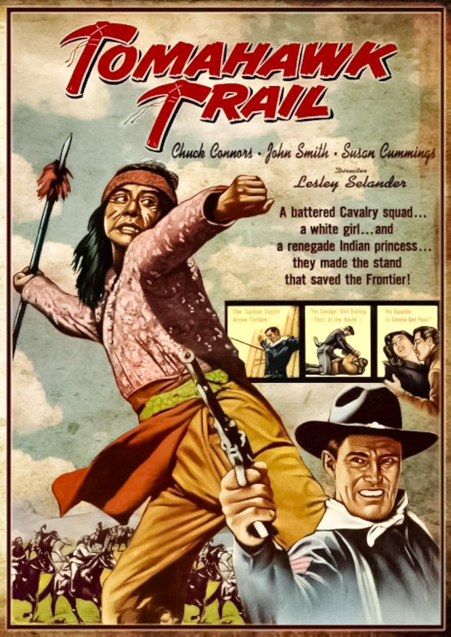 Tomahawk Trail (1956) - Chuck Connors Colorized Version DVD