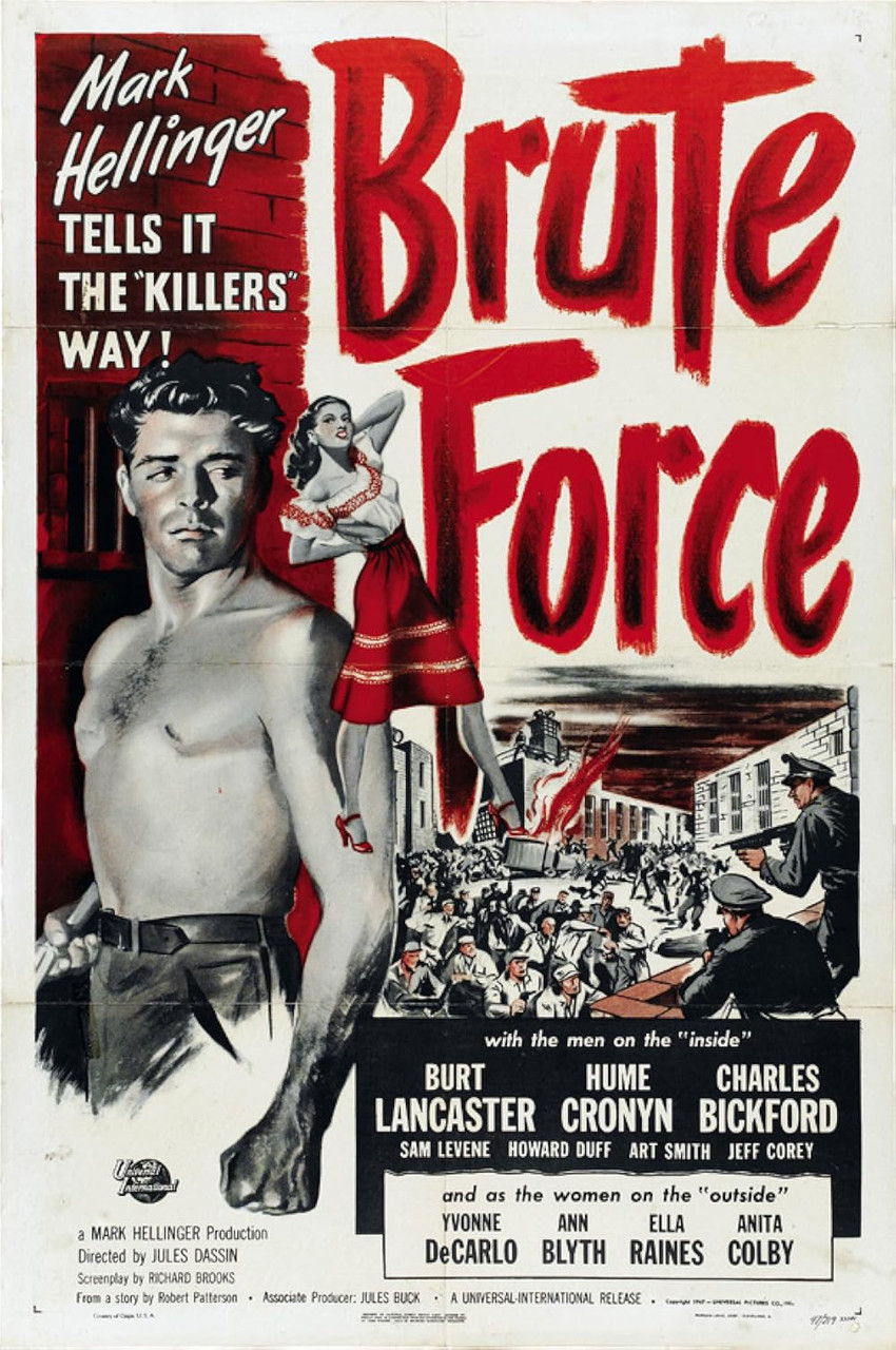 Brute Force (1947) - Burt Lancaster Colorized Version DVD