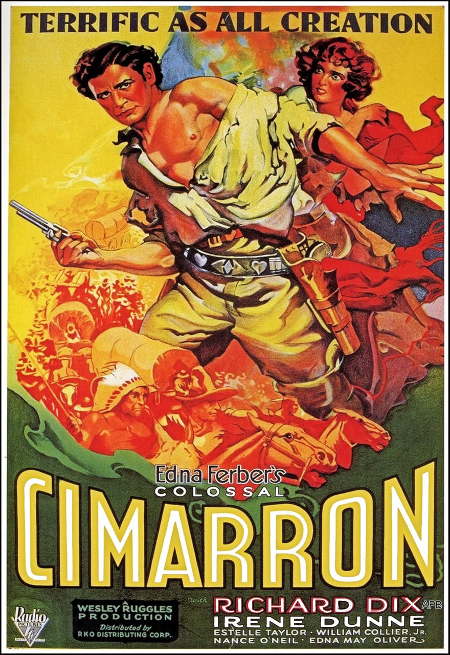 Cimarron (1931) - Richard Dix Colorized Version