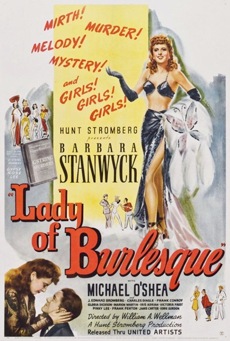 Lady Of Burlesque (1943) - Barbara Stanwyck Colorized Version
