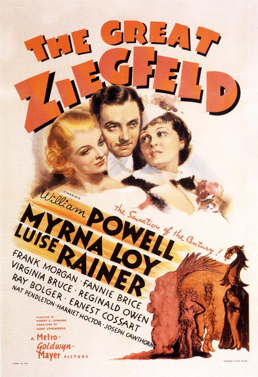 The Great Ziegfeld (1936) - William Powell Colorized Version DVD