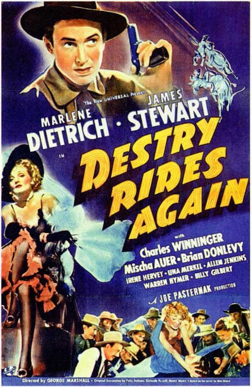 Destry Rides Again (1939) - James Stewart DVD Colorized Version