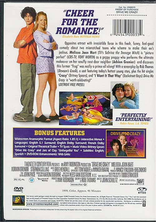 Drive Me Crazy (1999) - Melissa Joan Hart DVD
