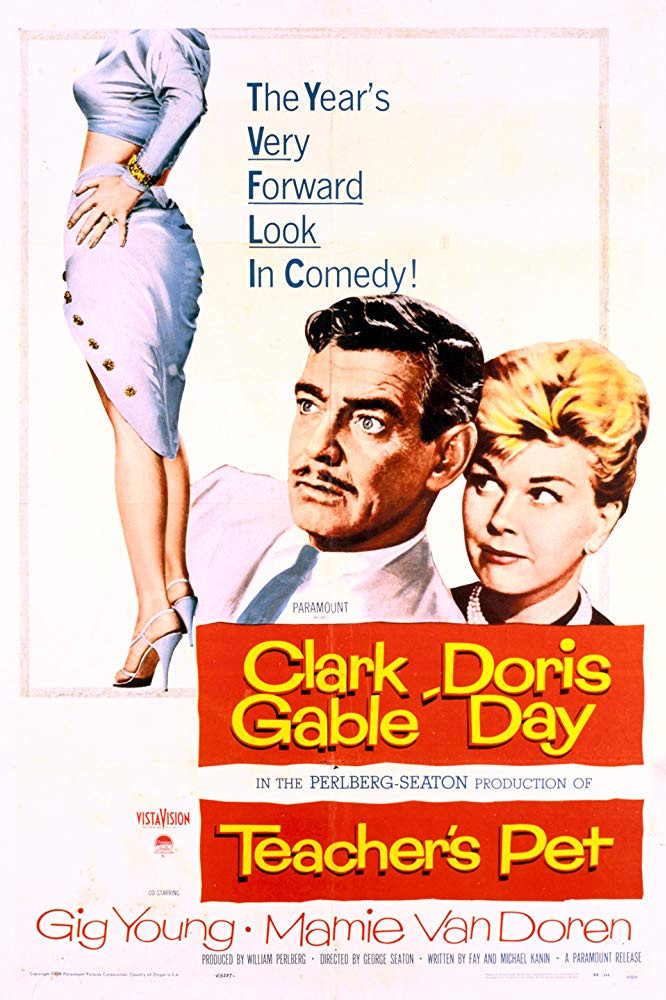 Teacher´s Pet (1958) - Clark Gable Colorized Version