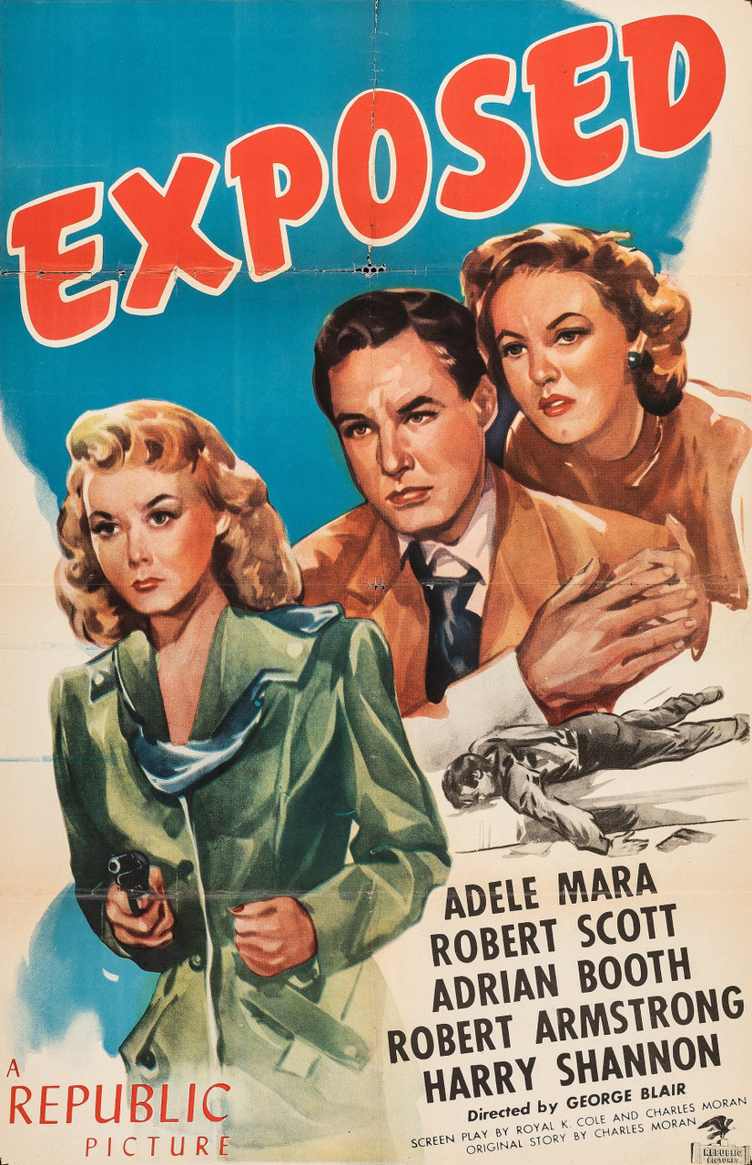 Exposed (1947) - Adele Mara Colorized Version DVD