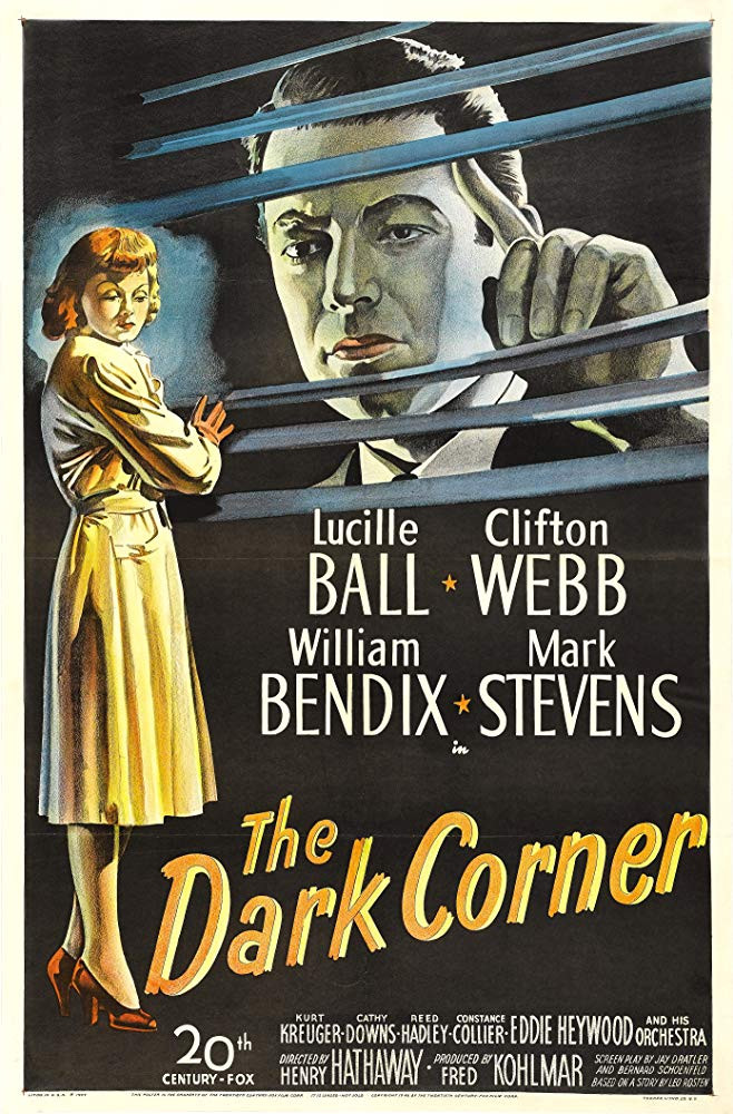 The Dark Corner (1946) - Lucille Ball Colorized Version DVD