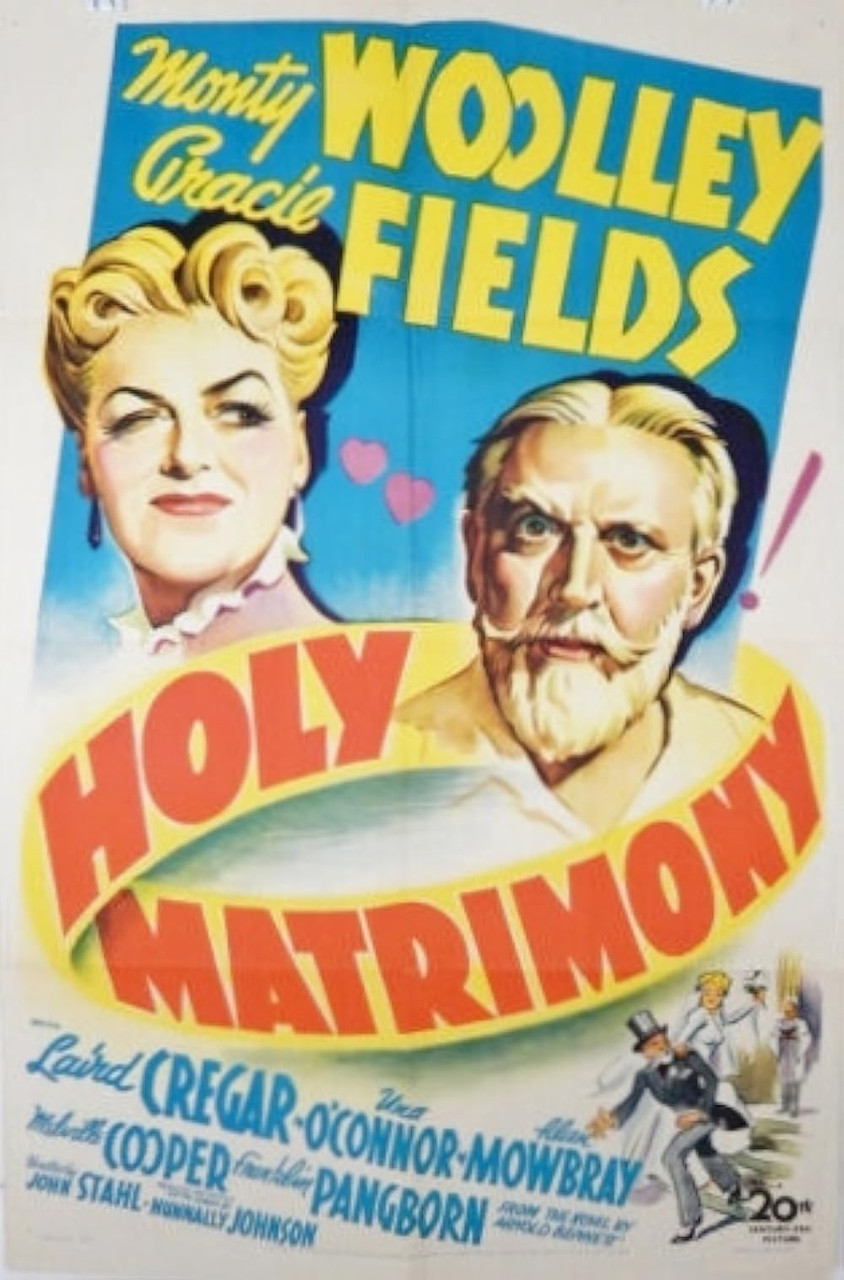 Holy Matrimony (1943) - Monty Woolley Colorized Version DVD