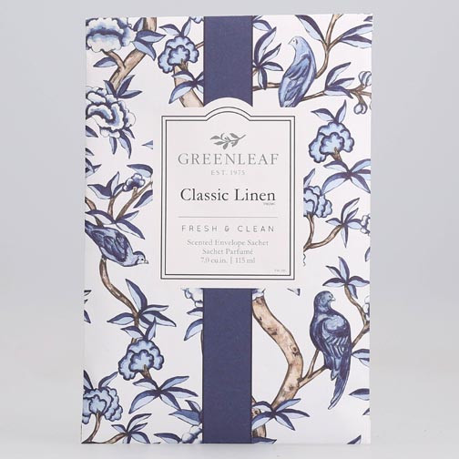 Greenleaf Large Scented Envelope Sachet - Classic Linen - Gyftzz.com ...