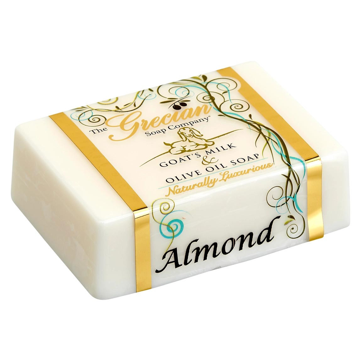 Grecian Soap Company Goats Milk & Olive Oil Soap 5 Oz. - Almond ...