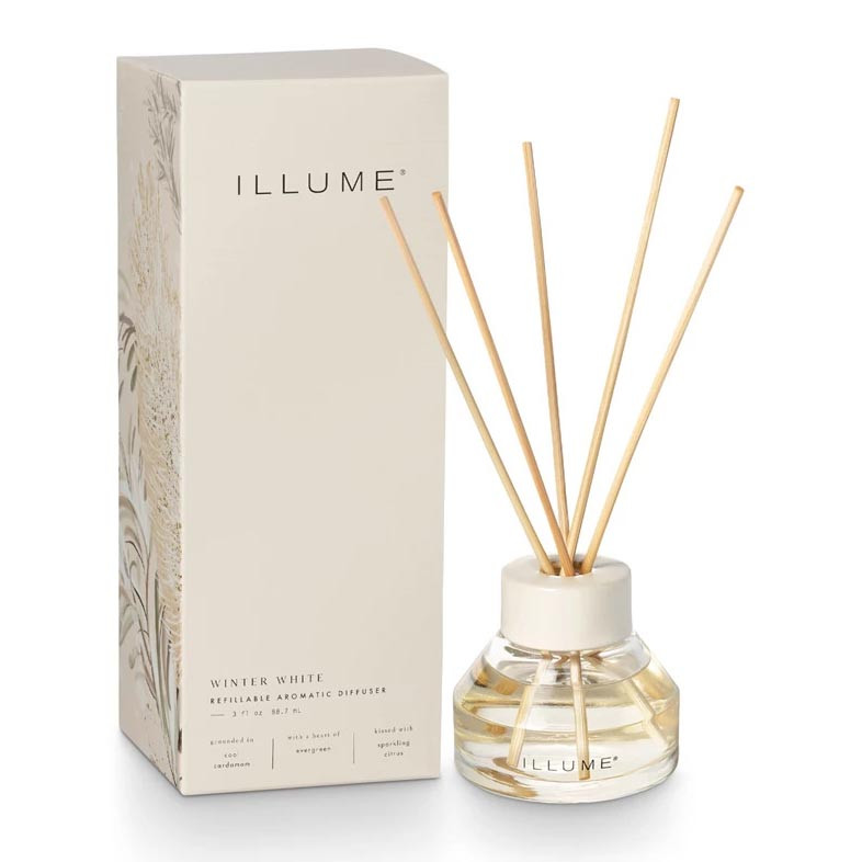 Illume Refillable Reed Diffuser 3 Oz. - Winter White - Gyftzz.com ...