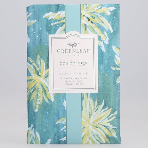 Greenleaf Large Scented Envelope Sachet - Spa Springs - Gyftzz.com ...