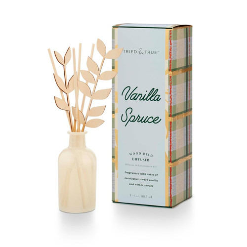 Illume Tried & True Leaf Reed Diffuser 3 Oz. - Vanilla Spruce - Gyftzz ...