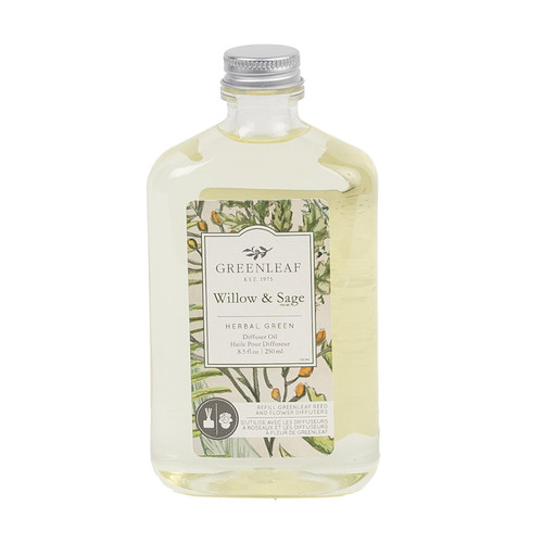 Greenleaf Reed Diffuser Oil 8.5 Oz.- Willow & Sage - Gyftzz.com - Gifts ...