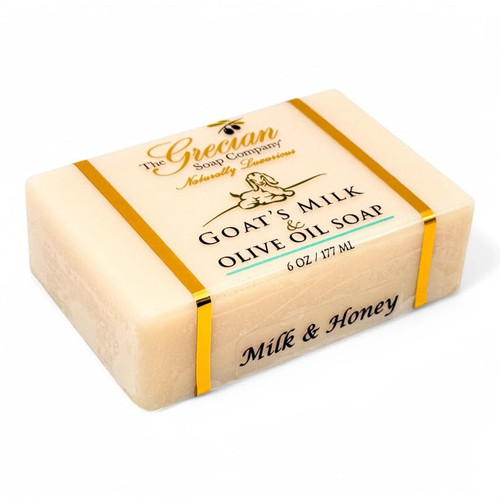 Grecian Soap Company Goats Milk & Olive Oil Soap 5 Oz. - Milk & Honey ...