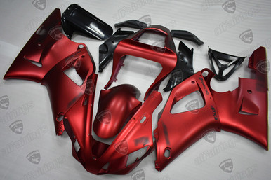 2000 2001 YZF-R1 matte red fairings 35% off - alFairings