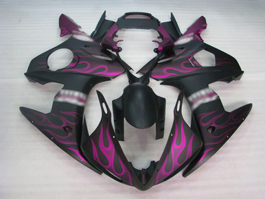 2003-2005 YZF-R6/2006-2009 YZF-R6S Pink Flame Fairing Kits - Direct ...