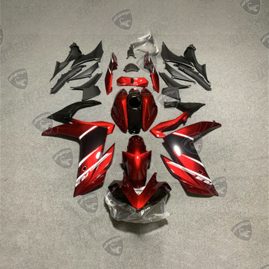 2015 2016 2017 2018 YZF-R3 red/black fairings 35% off - alFairings