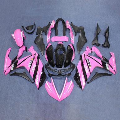 2015 2016 2017 2018 YZF-R3 pink/black fairings 35% off - alFairings
